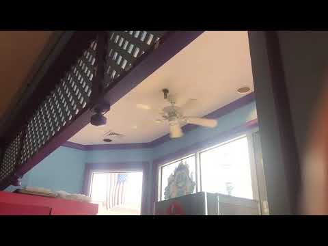 ceiling fans around six flag nj - YouTube