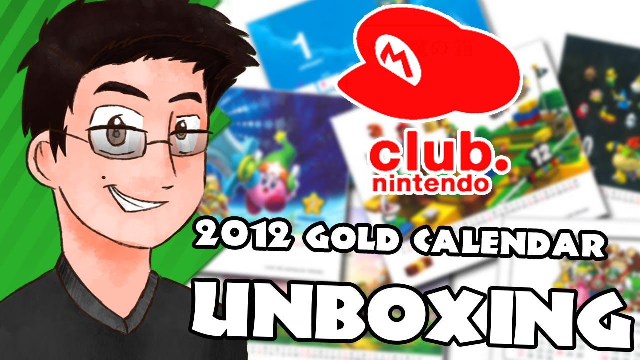 Club Nintendo Unboxing: 2012 Gold Reward! (Calendar) - YouTube
