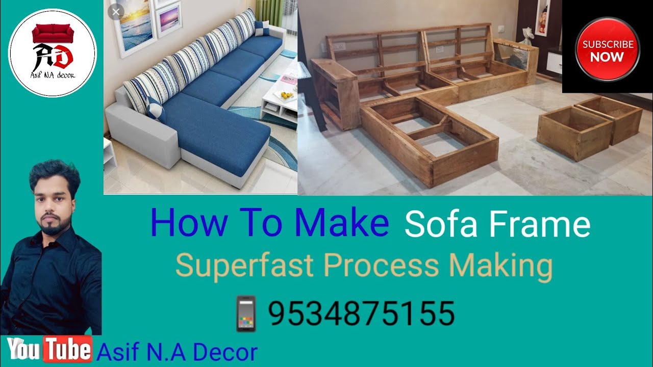 How To Make Sofa Frame🔥😍 - YouTube