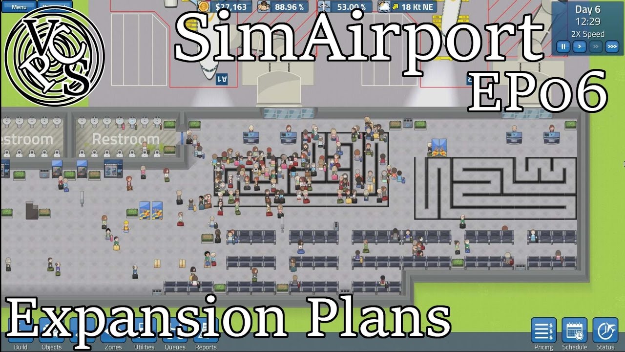 Let's Play SimAirport EP06 – Expansion Plans - Early Alpha Airport ...