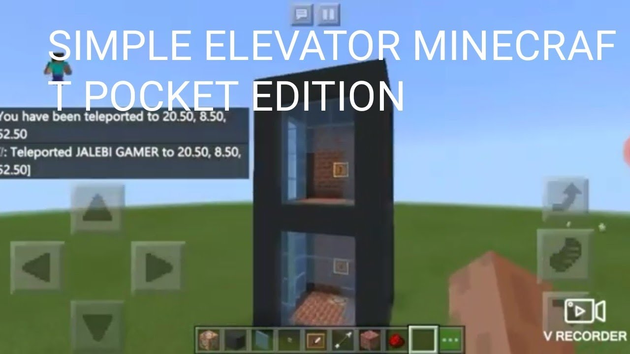 How to make elevator in minecraft - YouTube