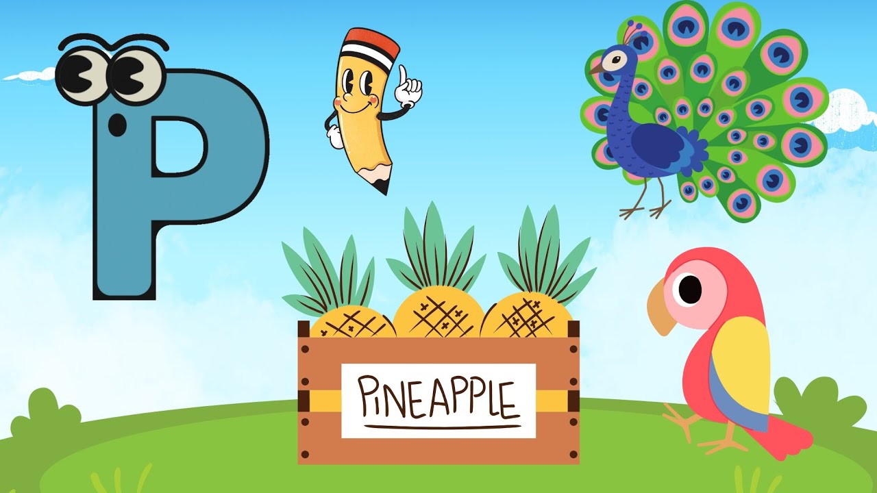Phonics Song with pictures | Letter P | ABC Alphabet Songs with Sounds ...