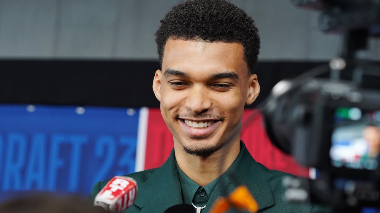 2023 NBA Draft | San Antonio Spurs Victor Wembanyama on Joining the ...