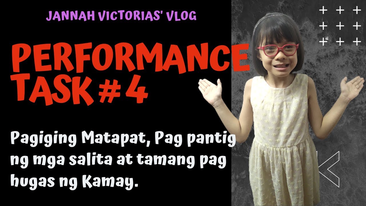 Performance Task #4 (Grade 1) - Jannah Victoria's Vlog - YouTube