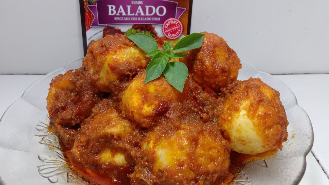 TELUR BALADO BUMBU BAMBOE - YouTube