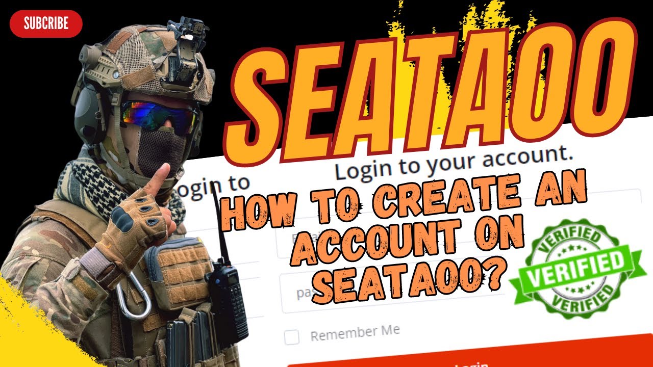 HOW TO CREATE AN ACCOUNT ON SEATAOO STEP BY STEP? #seataoo #create # ...