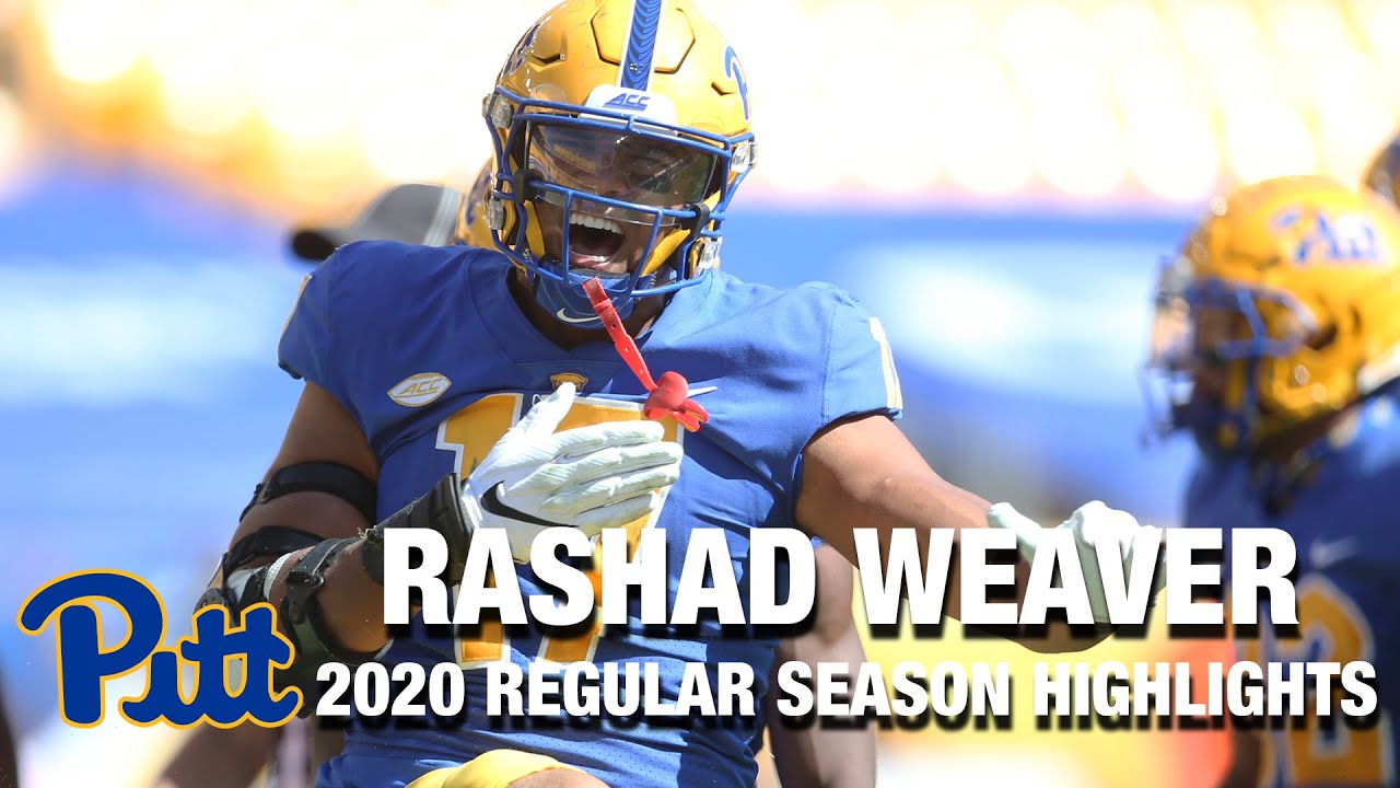 Rashad Weaver 2020 Regular Season Highlights | Pittsburgh DL - YouTube
