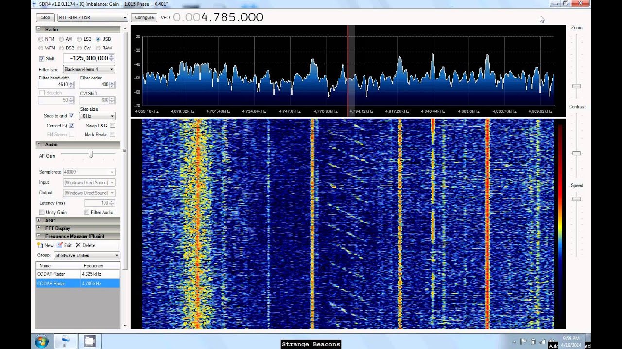 CODAR Radar at 4.785 MHZ - YouTube
