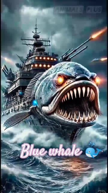 Incredible animal fusion || editing fish blue whale 🐳 🐟 #entertainment ...