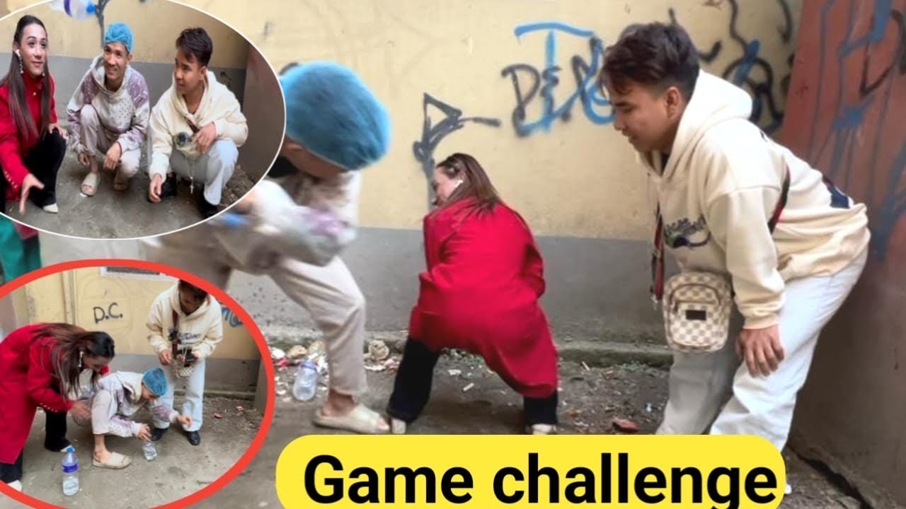 निकिशा र बिपिम लाइ दरो हानियो # #officialchannel #subscribe #viral # ...