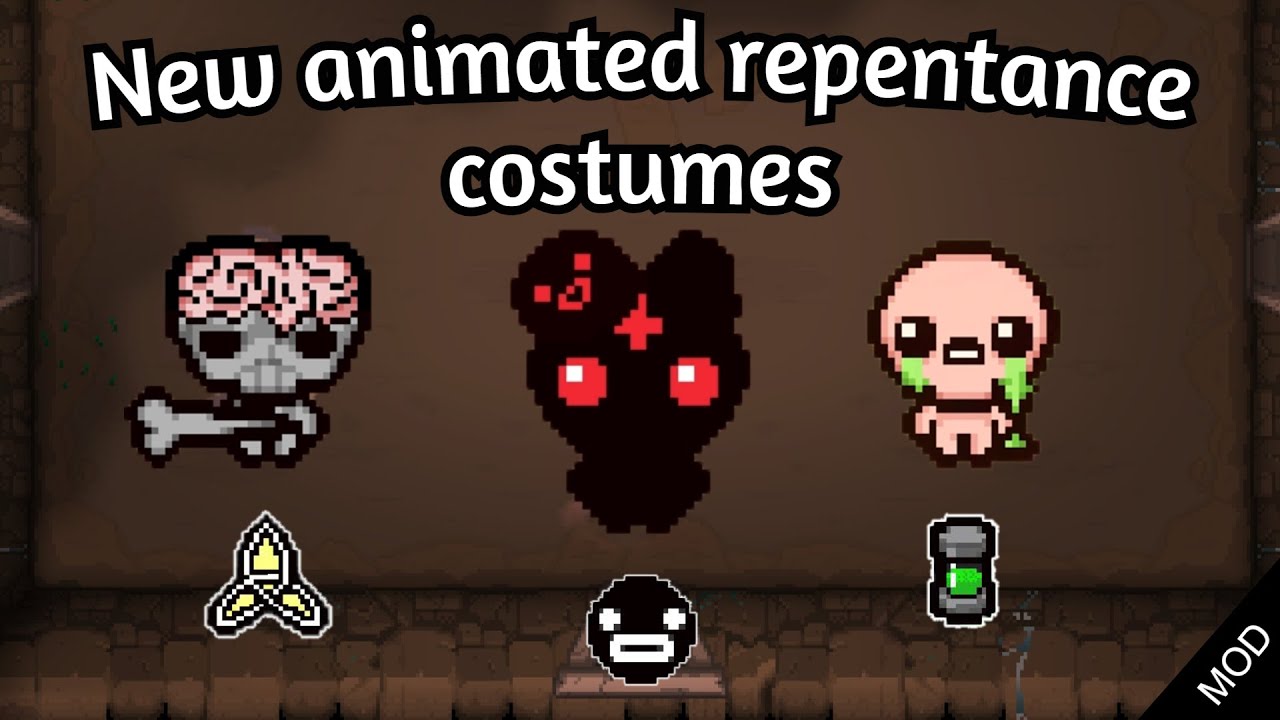 New animated costume ! this need to be added in the game. Repentance ...