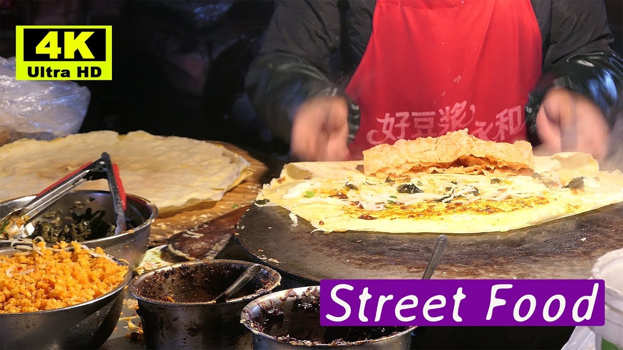 Shanghai Jianbing Crepe(上海煎饼) 4K: Most Authentic Crepe Chinese Street ...