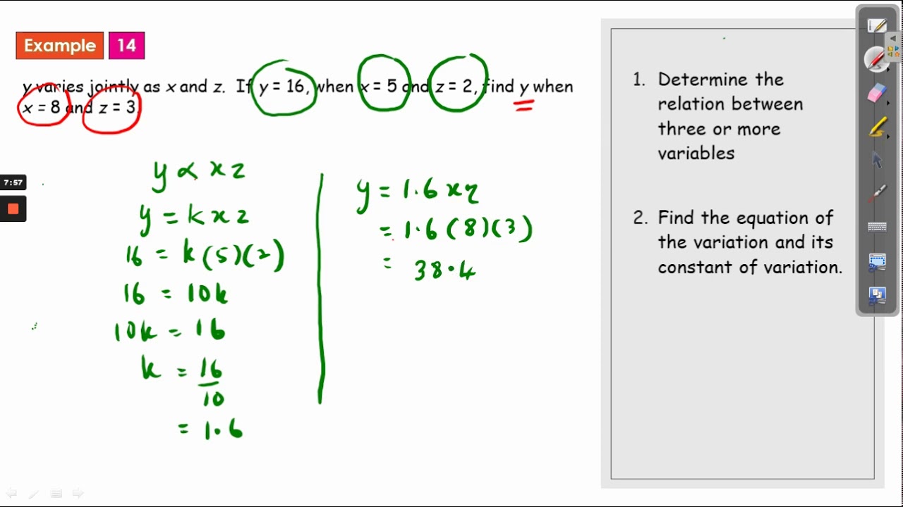 Form 5 Chapter 1 Variations @ Part 1 - YouTube