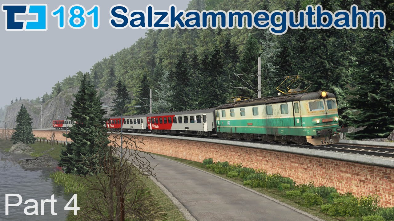 ČDC 181 Steeg Gosau to Obertraun (Salzkammergutbahn) TS2015 [60fps ...