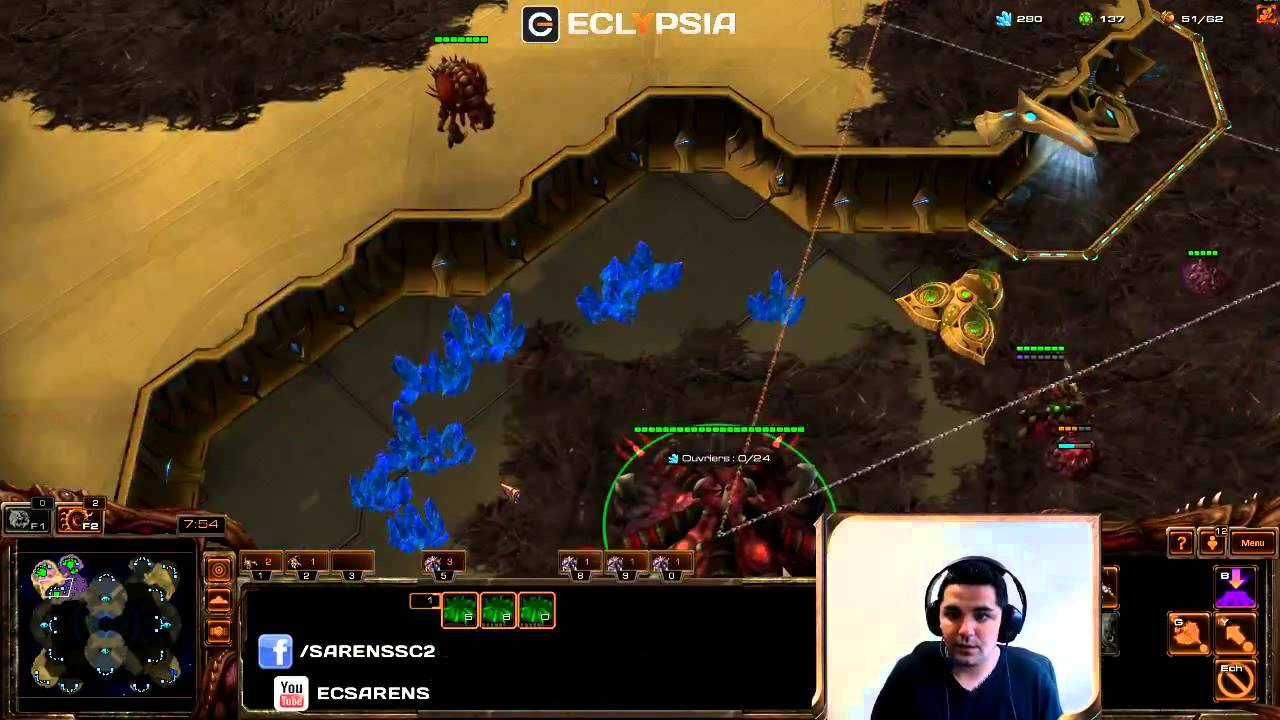 [SC2 Ladder] Session practice du 17/06 - Race RANDOM - YouTube