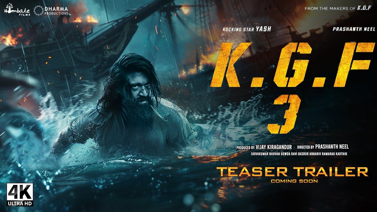 KGF Chapter 3 (2024) - New Official Trailer | Yash, Sanjay Dutt ...