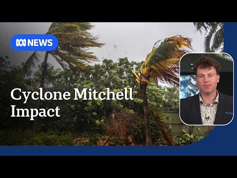 WA coast lashed with 155km/h winds from Cyclone Mitchell | ABC NEWS