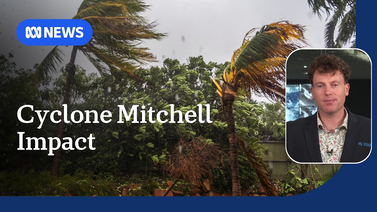 WA coast lashed with 155km/h winds from Cyclone Mitchell | ABC NEWS ...