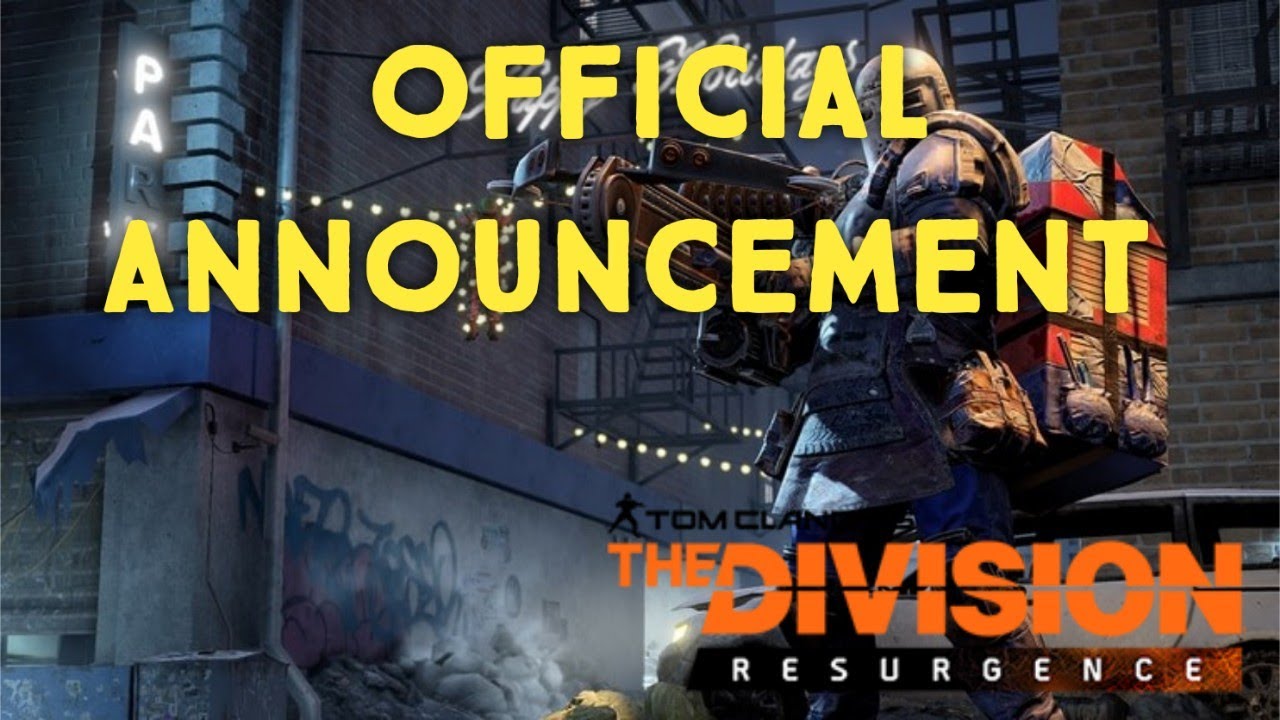 The Division Mobile Official Announcement - YouTube