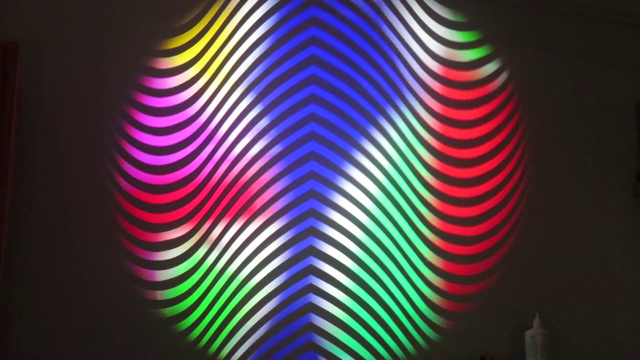 double wavy with colour wheel - YouTube