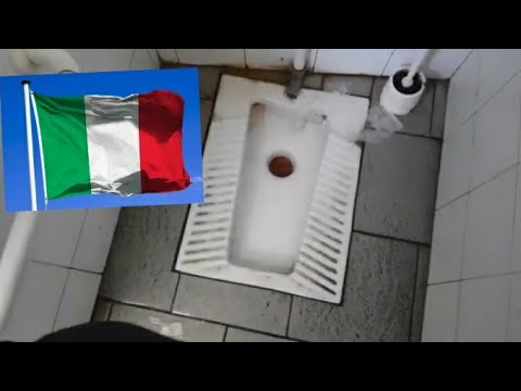 🇮🇹 ITALY TOILET 27 🇮🇹= "POZZI GINORI Squat Toilet and High Level Push ...