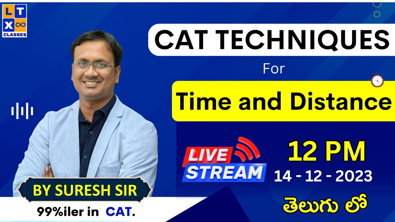 CAT Techniques for Time and Distance | UPSC | APPSC | TSPSC | IBPS ...