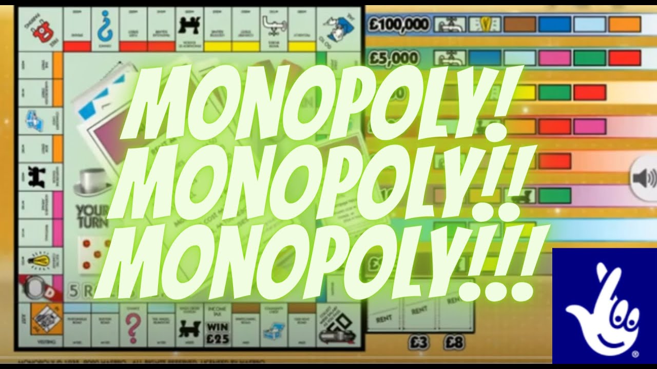 MONOPOLY MONOPOLY MONOPOLY - Monopoly 85th Anniversary Scratch Card ...