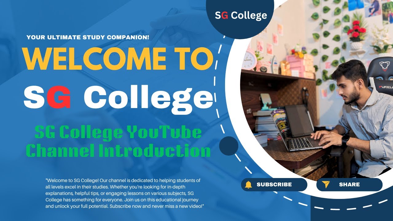 "Welcome to SG College | Your Ultimate Study Companion!" | SG College ...