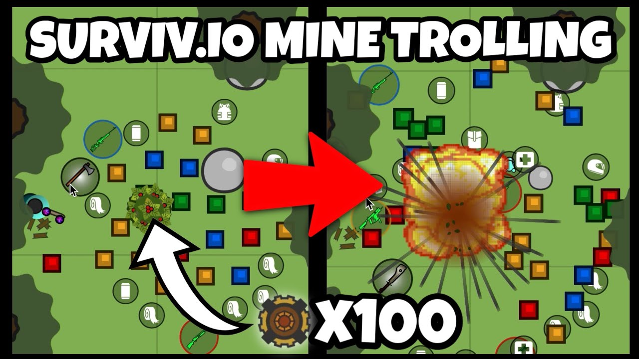 Mine Trolling In Surviv.io (Part 3) - YouTube