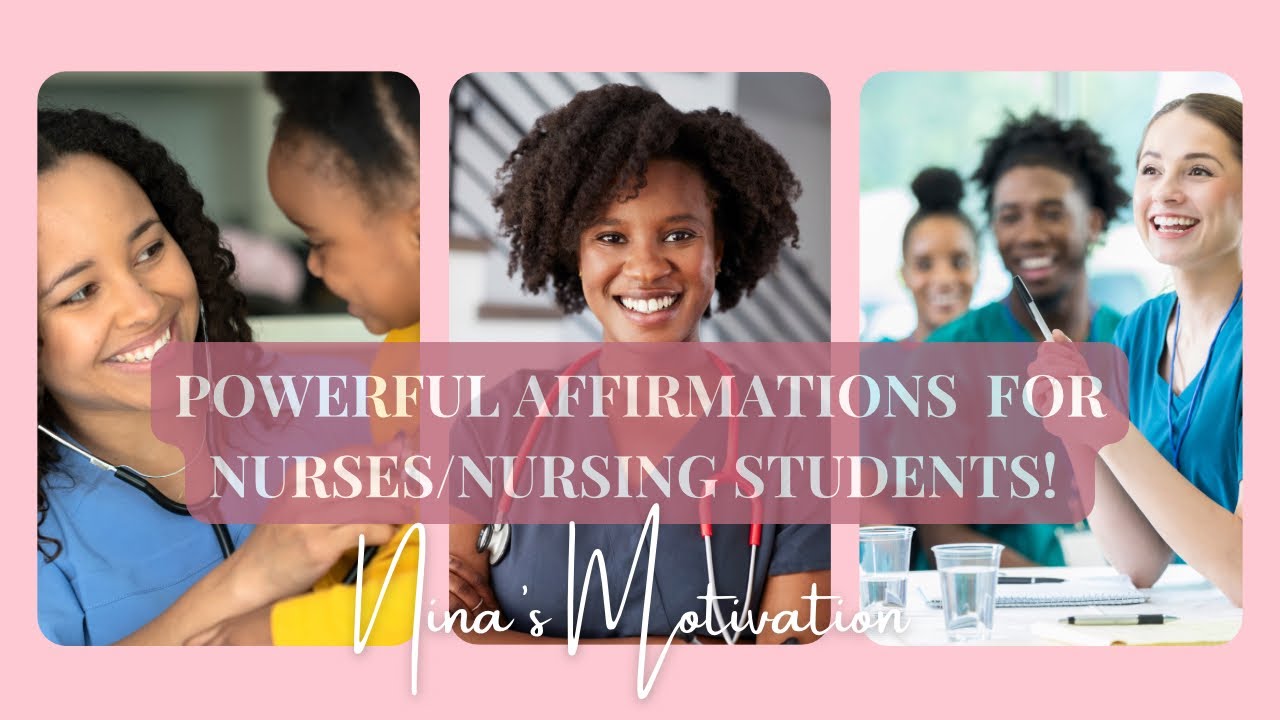 Listen To This Every Morning! Powerful Positive Affirmations for Nurses ...