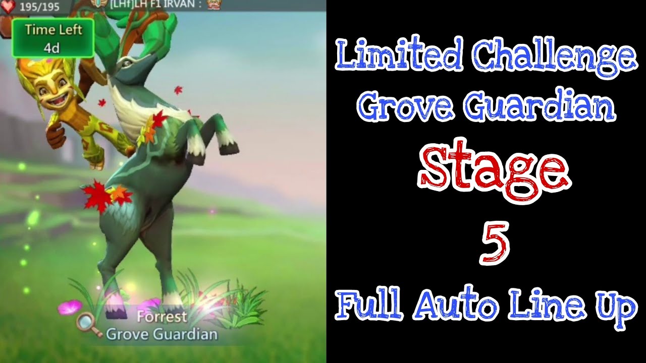 Limited Challenge Grove Danger Stage 5 Full Auto Line Up - Lords Mobile ...