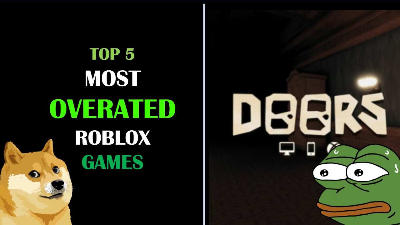 Top Five Most Overrated Roblox games - YouTube