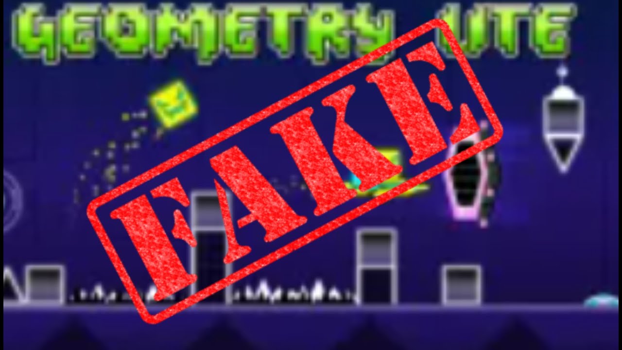 Trying out FAKE GEOMETRY DASH GAMES - YouTube