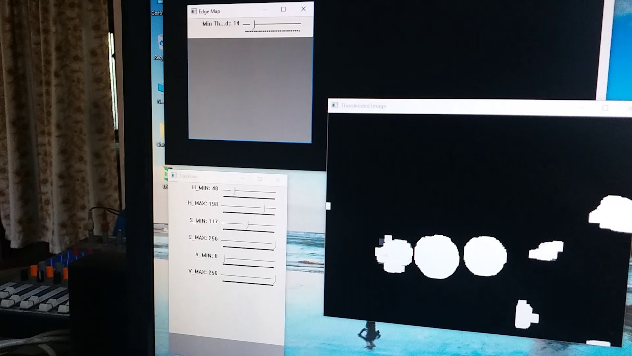 opencv multiple object detect lndicator lamp detect - YouTube