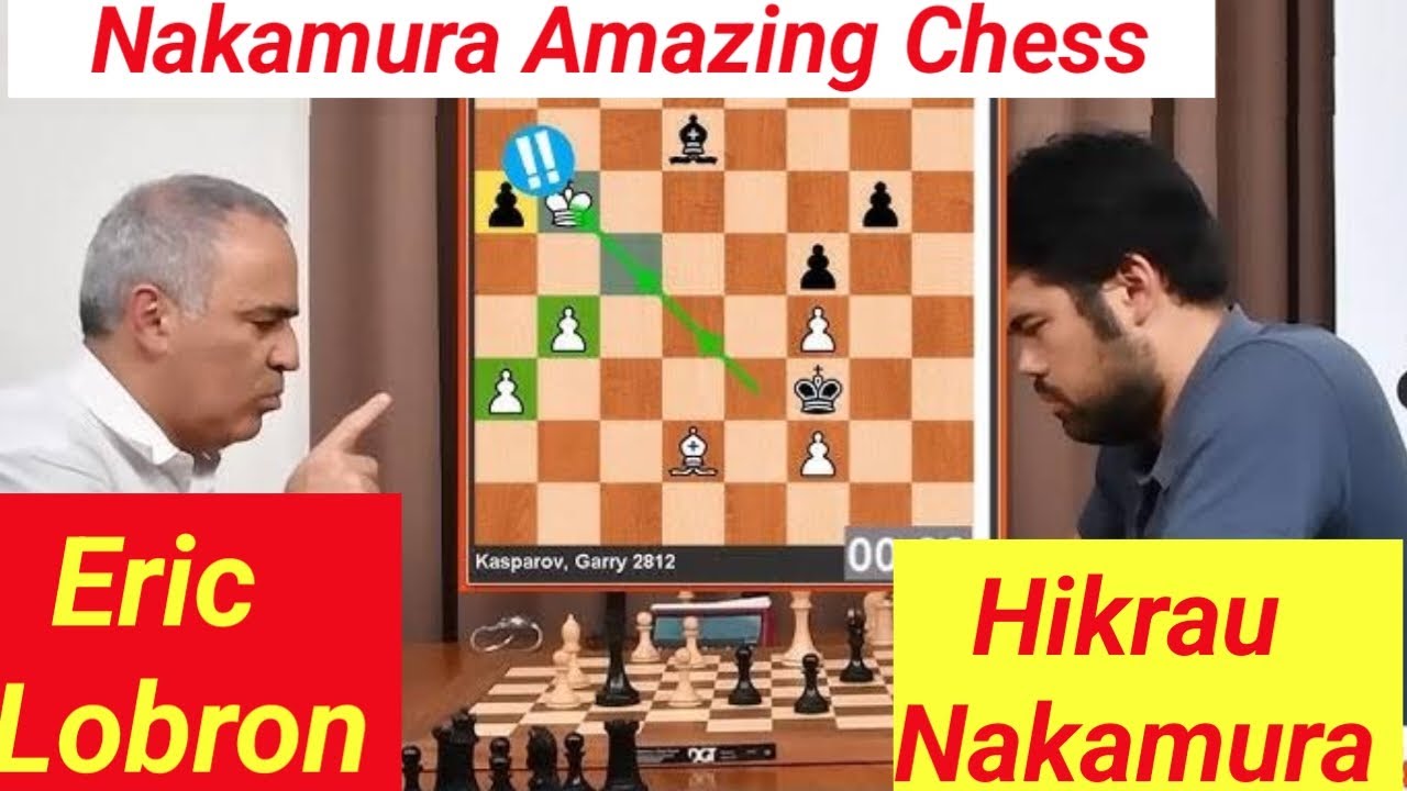 Hikrau Nakamura vs Eric Lobron . Nakamura Chess game. chess game (2004 ...