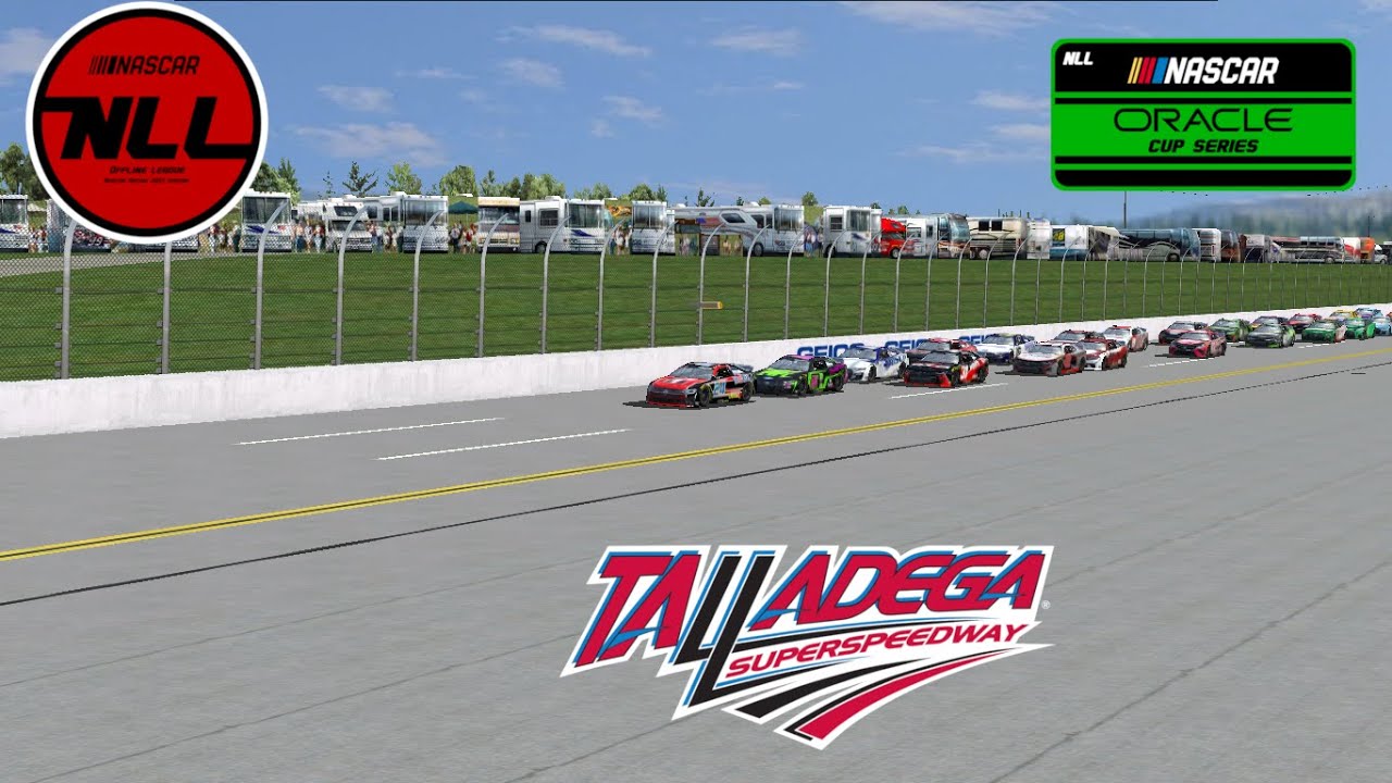 NLL Oracle Cup Series Carrera 5 Talladega - YouTube