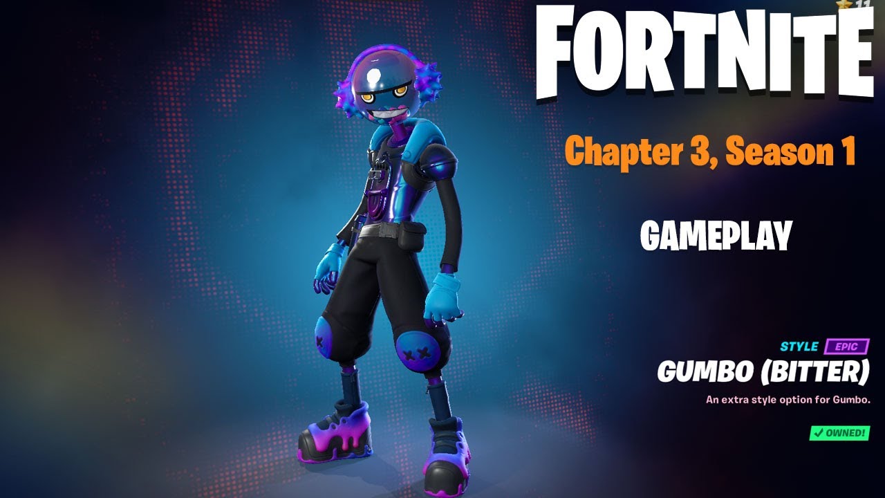 #Fortnite Solo Battle Royale "Gumbo - Bitter" Gameplay (No Commentary ...