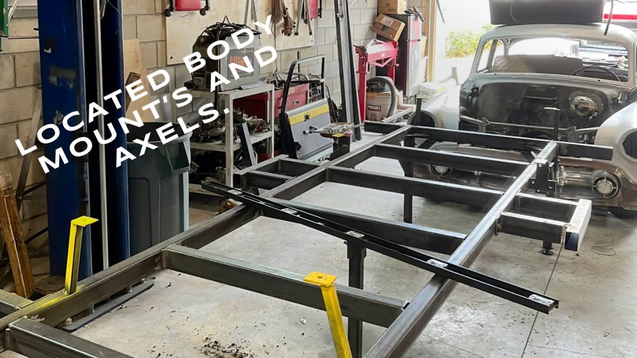 prepping the frame table to build a chassis. - YouTube