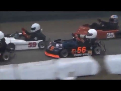 Racing Go Karts at BMI Indoor Speedway - YouTube