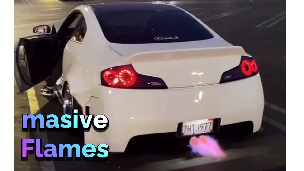 How to make your car shoot massive flames+test pipe install - YouTube