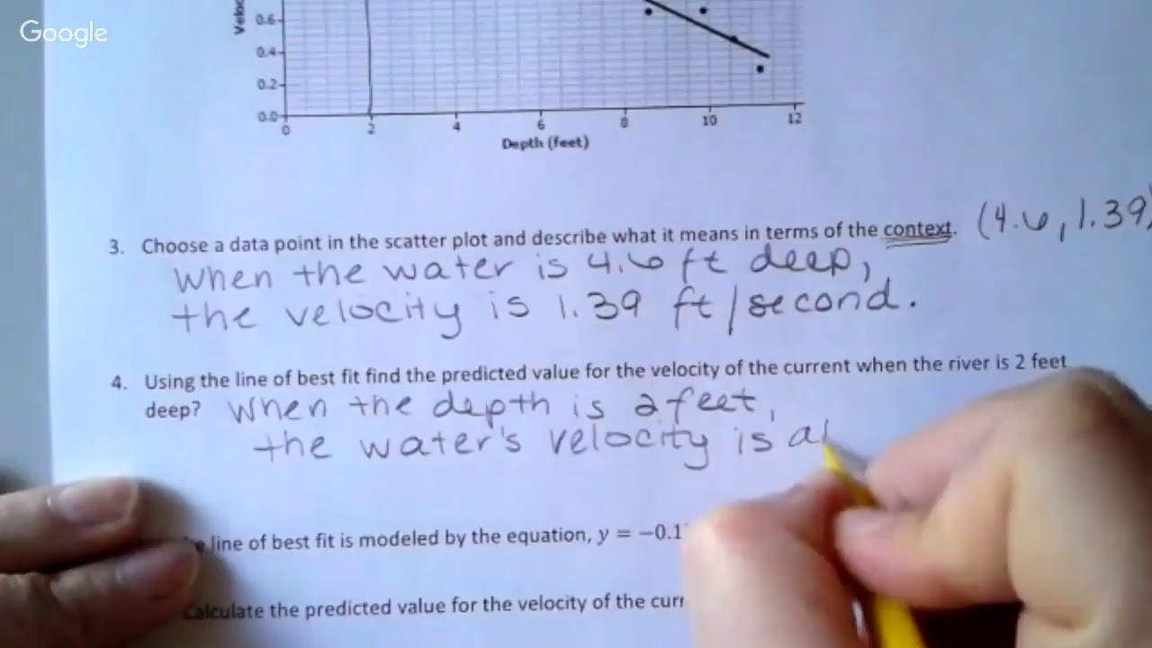 M8 - Informally Fitting a Line - YouTube