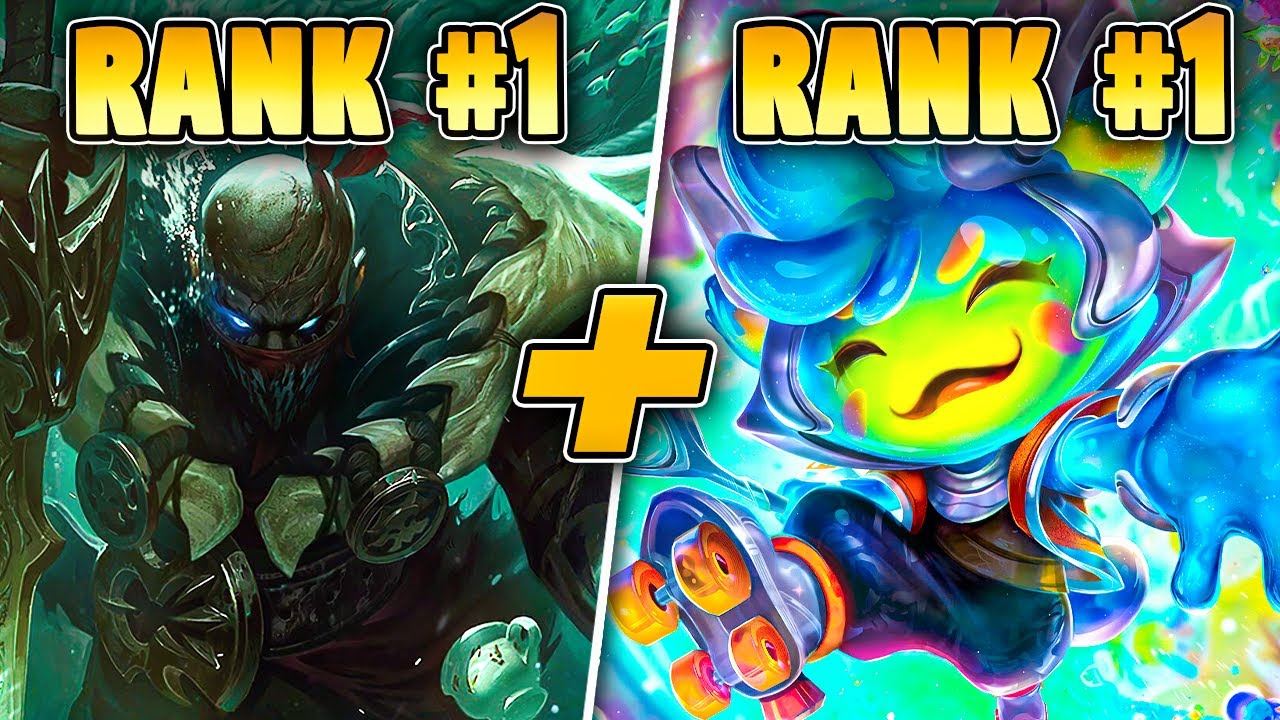 Rank 1 Pyke @Davemon & Rank 1 Teemo @Manco1lol absolutely carry a high ...
