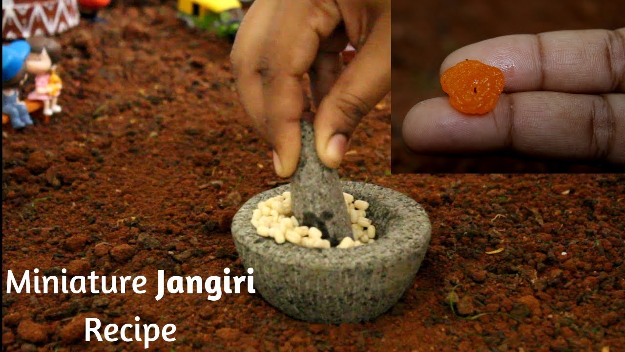 Jangiri Recipe|Mini Jangiri Recipe|Tiny kitchen Jangiri|Tiny foods ...