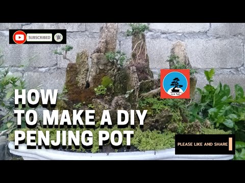DIY // Penjing pot making, step by step tutorial. - YouTube