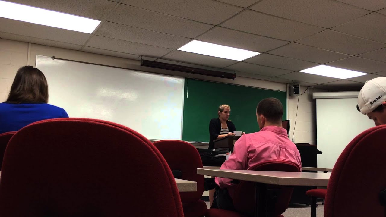 Rachel Halter Informative Speech - YouTube