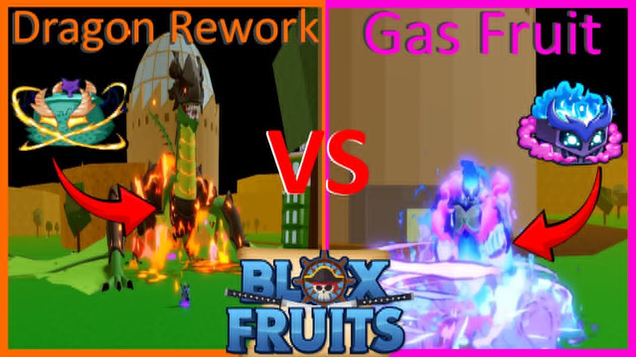 Insane Fight: Dragon VS Gas!! Blox Fruits - YouTube