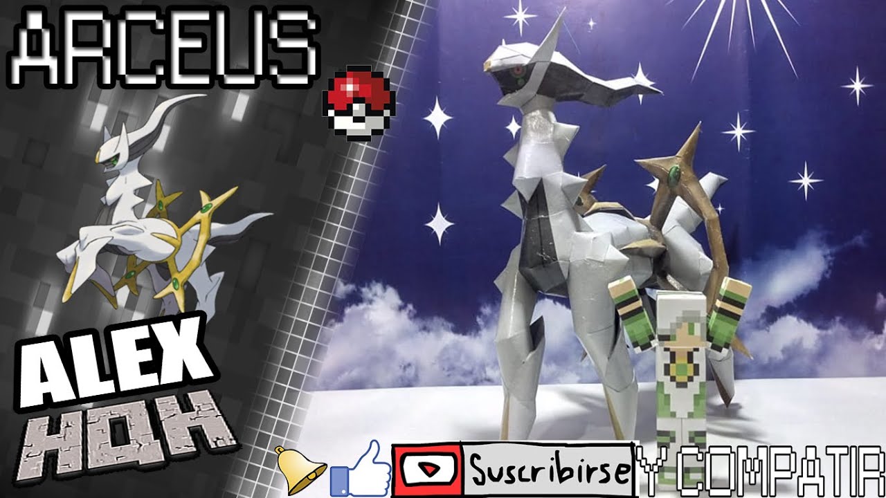 Tutorial de como hacer un Arceus / Hq - #Papercraft #Feliz_Año_Nuevo ...