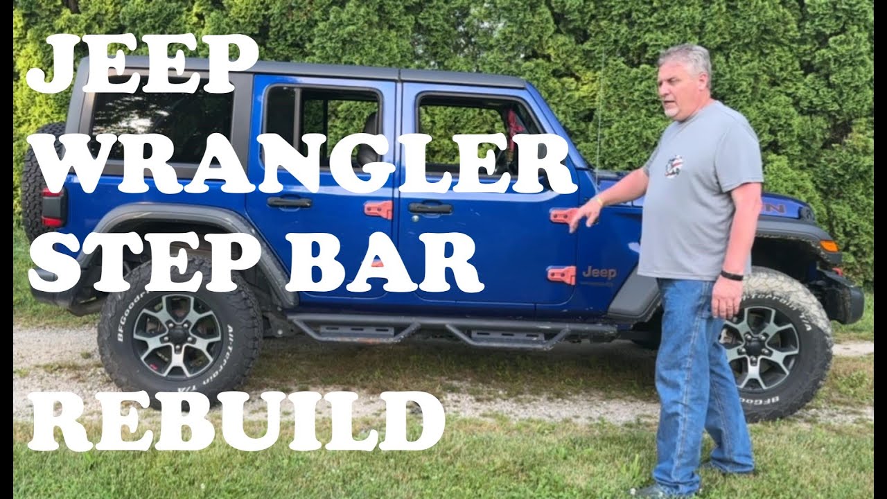 Jeep Wrangler step bar rebuild #jeeplife #jeep #jeepwrangler #diy #offroad #jeeplifestyle # ...