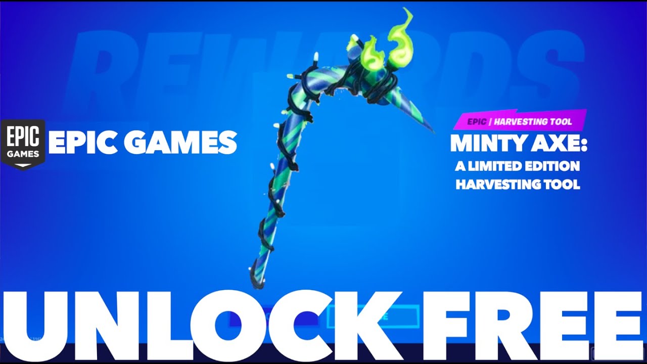 How to Get the Minty Pickaxe FOR FREE in Fortnite | NEW Fortnite X ...