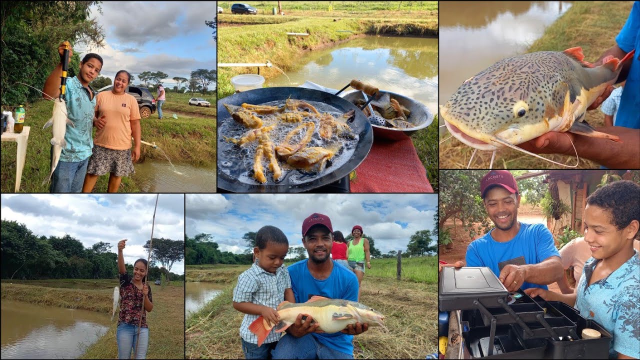 A MELHOR PESCARIA QUE JÁ FIZEMOS| PESCANDO E FRITANDO NO DISCO ...